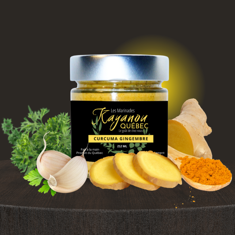 Curcuma-Gingembre - Marinade Kayanou Québec